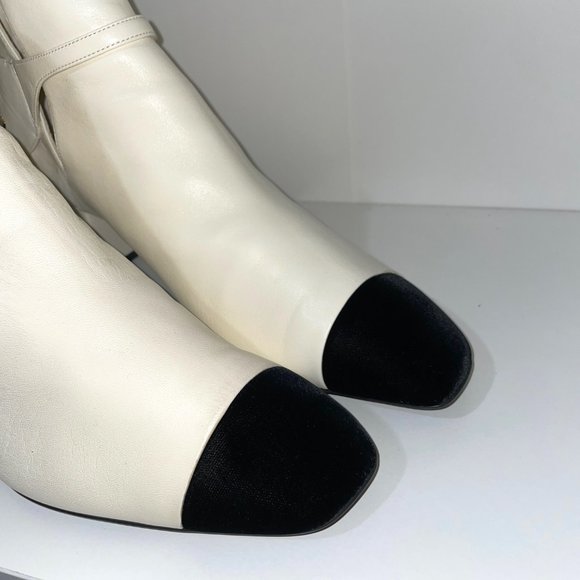 CHANEL | Shoes | Chanel Crowns Short Buckle Logo Boot 45mm | Poshmark